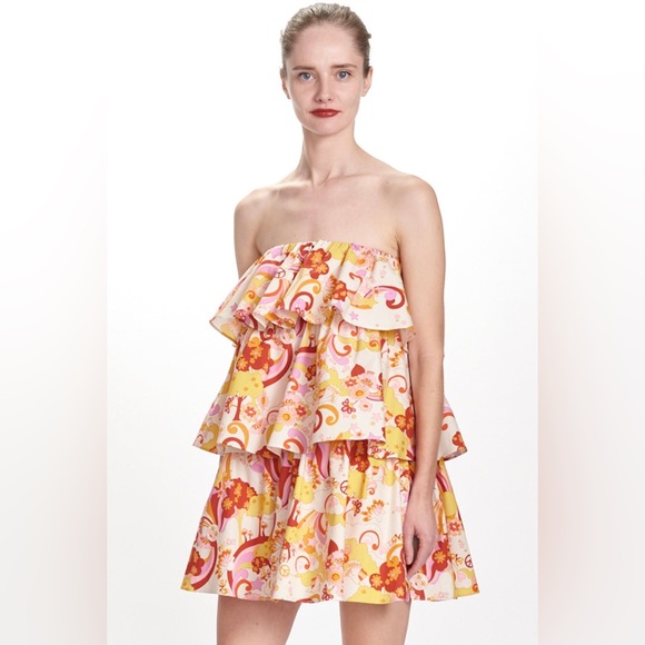 Corey Lynn Calter | Dresses | Corey Lynn Carter Hippie Ruffle Tiered ...